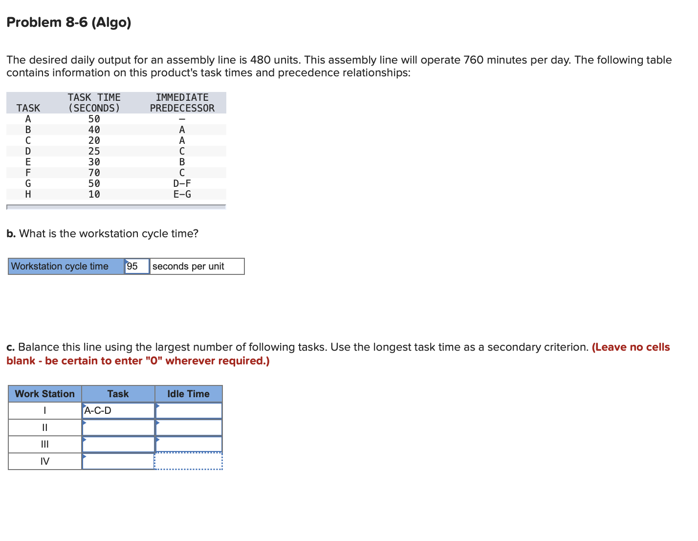 Solved c. ﻿Balance this line using the largest number of | Chegg.com