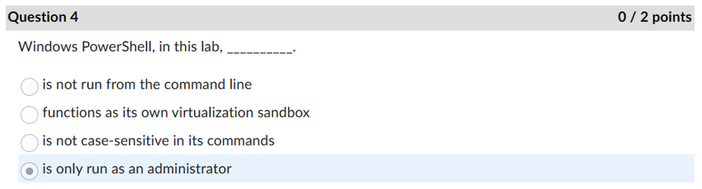Solved 2-2 ﻿Lab: Installing Hyper-V and Fedora Linux | Chegg.com