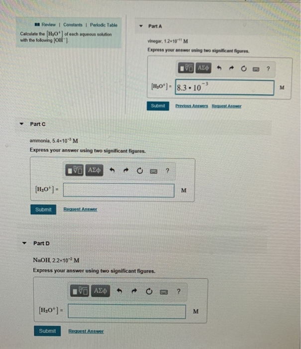 Solved Review I Constants I Periodic Table Part A Calculate | Chegg.com