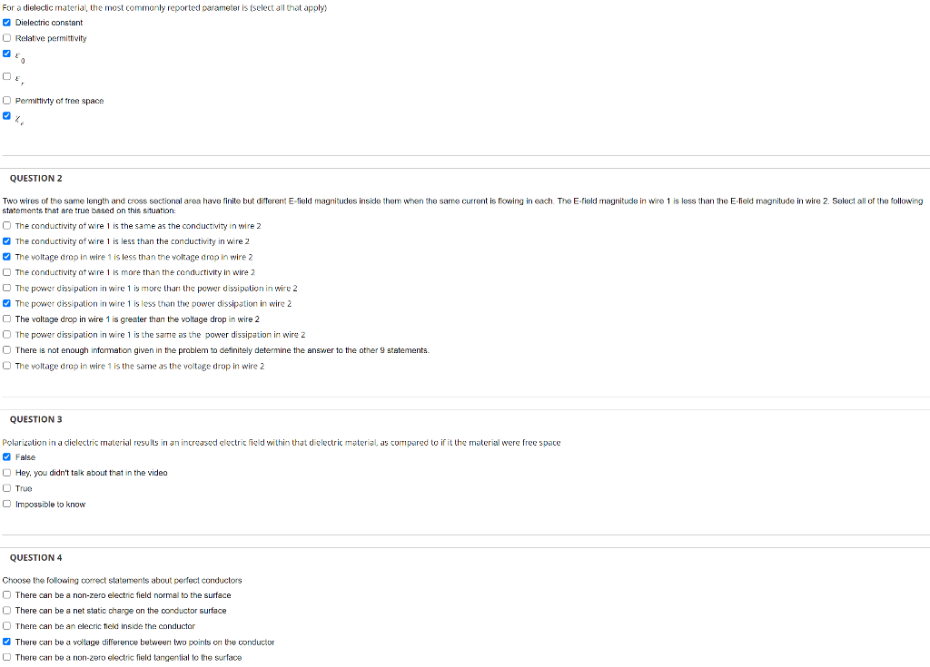 Solved For a dielectic material, the most commonly reported | Chegg.com