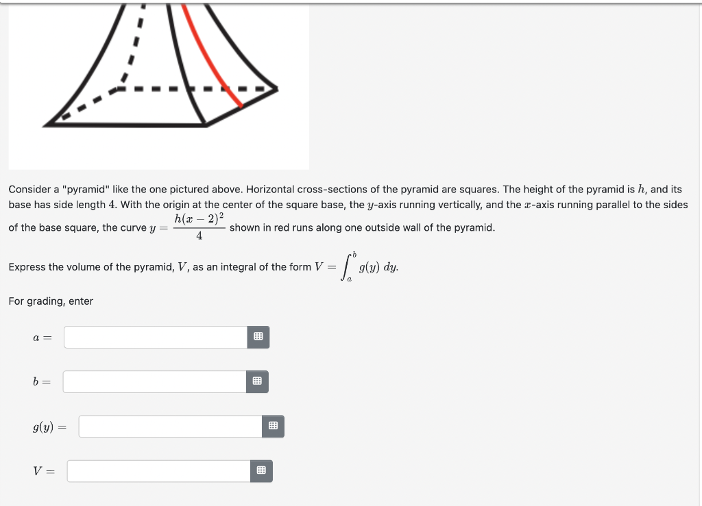 Solved Consider a "pyramid" like the one pictured above. | Chegg.com