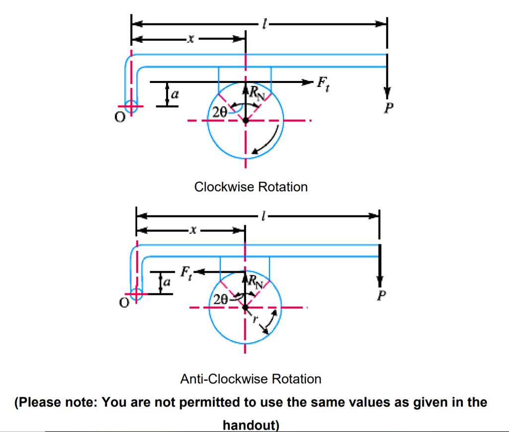 Solved 11. For the single shoe brake shown in figure below, | Chegg.com