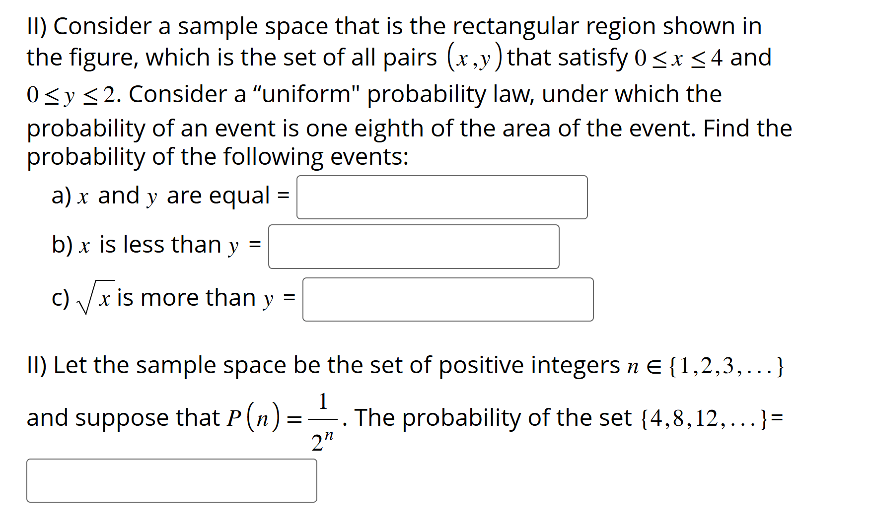 Solved Please answer the blank parts (if answer is a decimal | Chegg.com