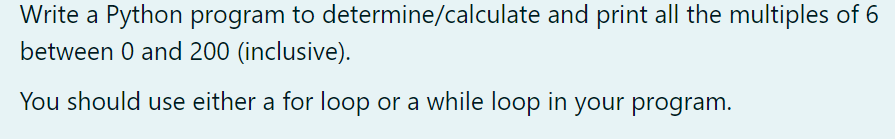 Solved Write a Python program to determine/calculate and | Chegg.com