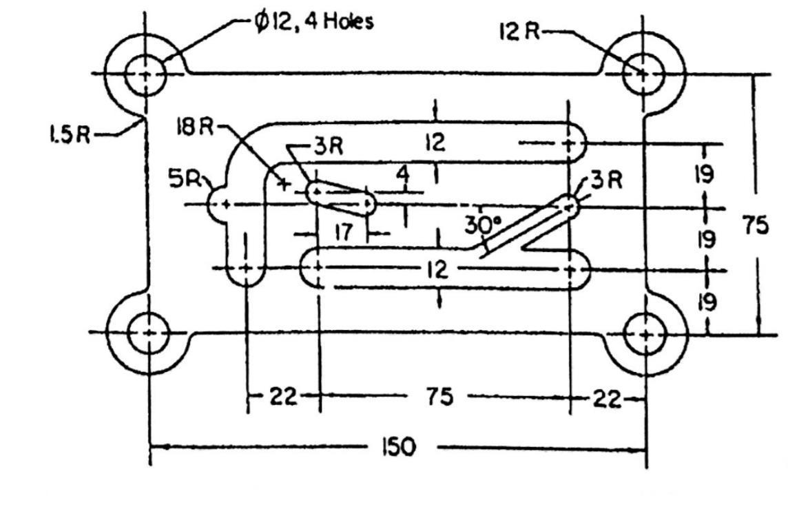 I want to draw this drawing on Autocad Explanation | Chegg.com