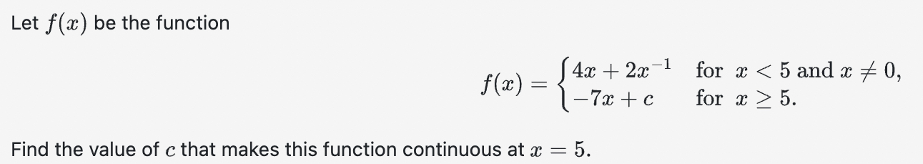 Solved Let f(x) ﻿be the | Chegg.com