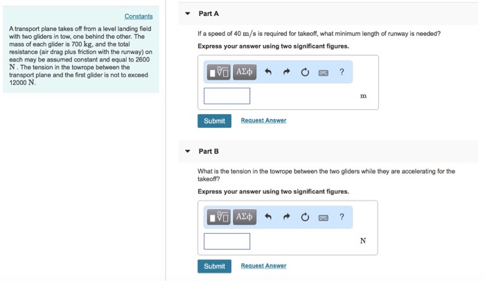 Solved Part A Constants What is the magnitude of the normal | Chegg.com