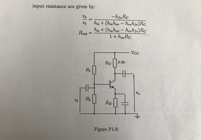 Solved 1.7 A transistor's output and input characteristics | Chegg.com