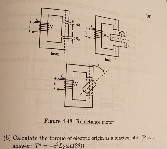 Solved 4.2 Consider the reluctance motor shown in Figure | Chegg.com