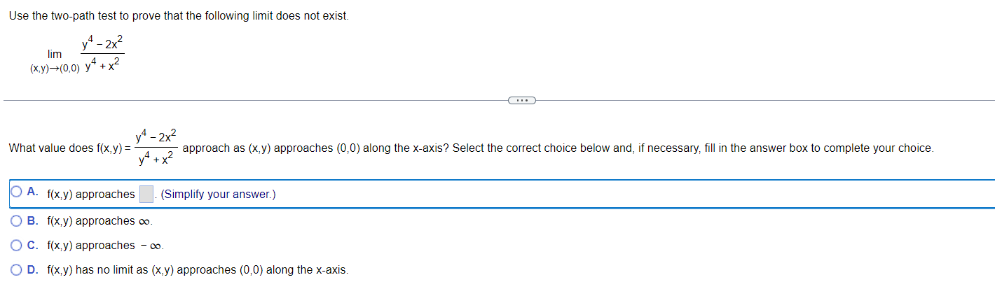 Solved Use the two-path test to prove that the following | Chegg.com
