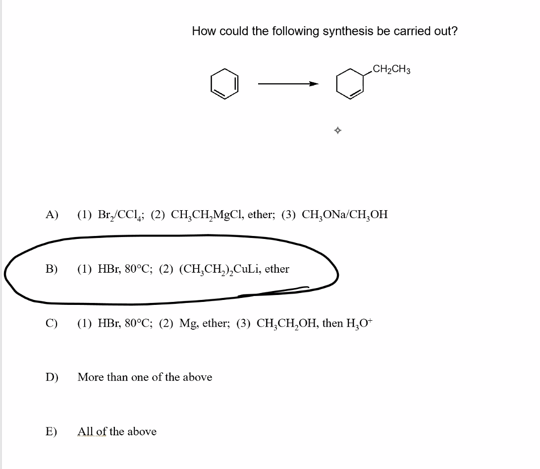 Solved How could the following synthesis be carried out? | Chegg.com