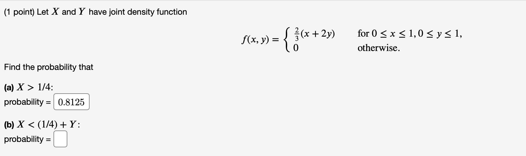Solved Let 𝑋X and 𝑌Y have joint | Chegg.com