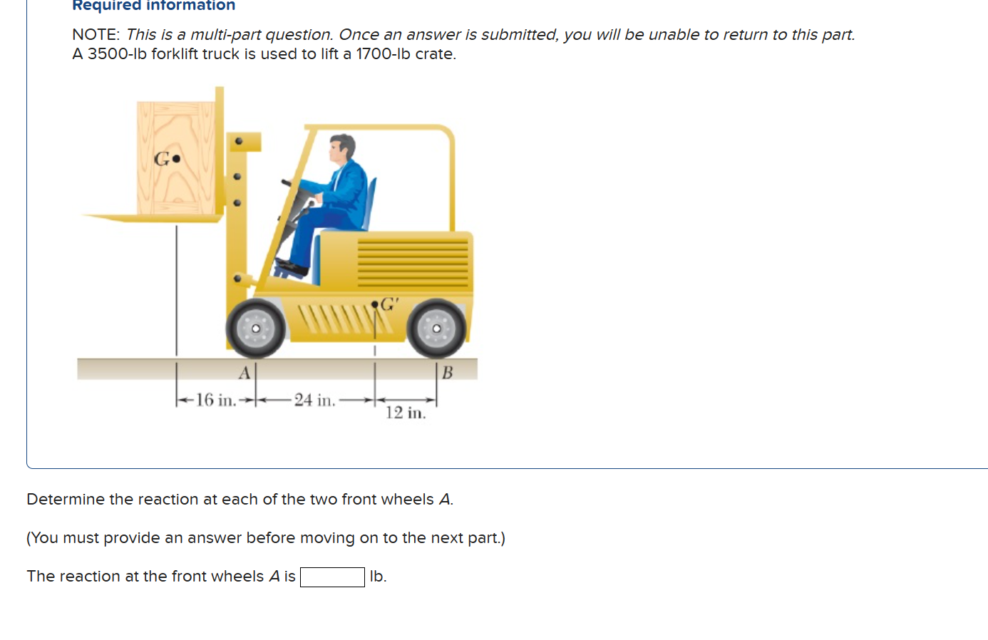 Solved Required informationNOTE: This is a multi-part | Chegg.com