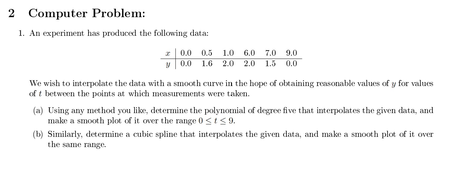 Solved 2 computer Problem Need Mathlab Codean Experiment