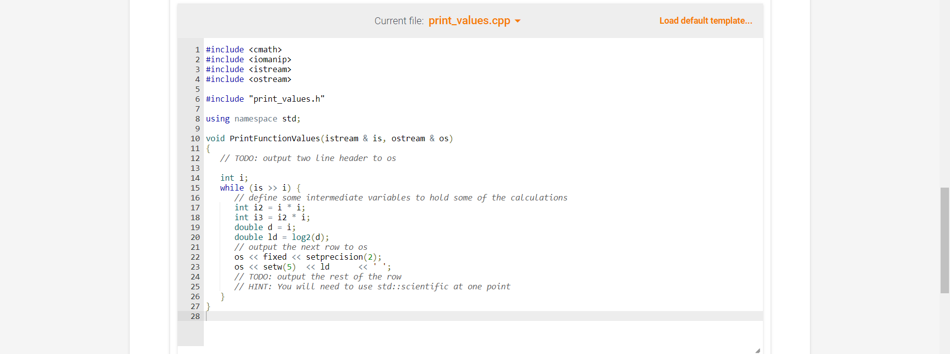 Solved QUICK SUMMARY: You only need to write the function | Chegg.com
