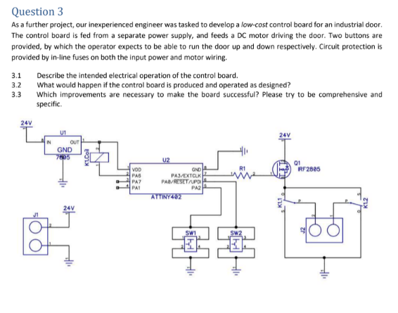 Solved Question 3 As a further project, our inexperienced | Chegg.com