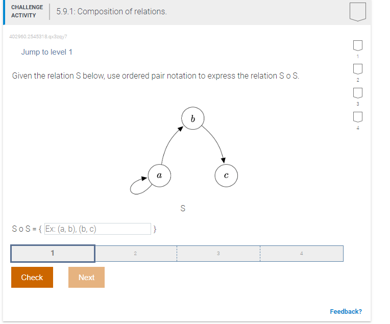 Solved CHALLENGE ACTIVITY 5.9.1: Composition of relations. | Chegg.com