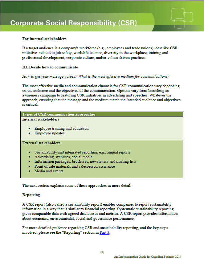 Solved Assignment Read the CSR Implementation Guide and | Chegg.com