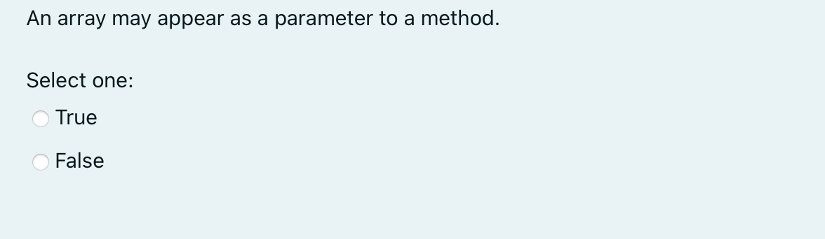 Solved Consider the following Java code fragment: int [] | Chegg.com