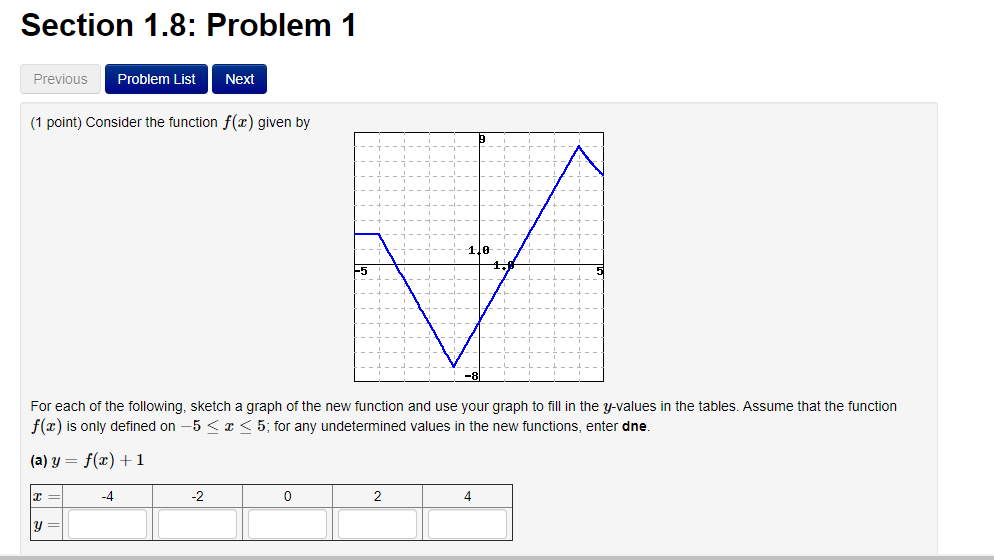 Solved Section 1.8: Problem 1 Previous Problem List Next (1 | Chegg.com