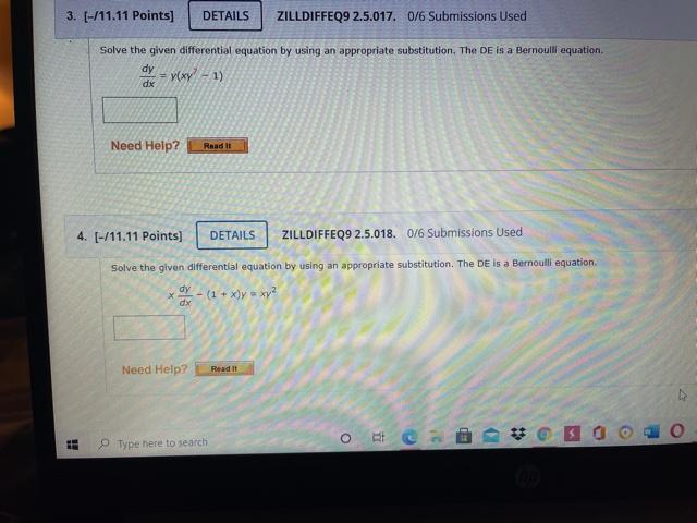 Solved 1. [-/11.11 Points] DETAILS WADIFFEQTUTBANK1 | Chegg.com