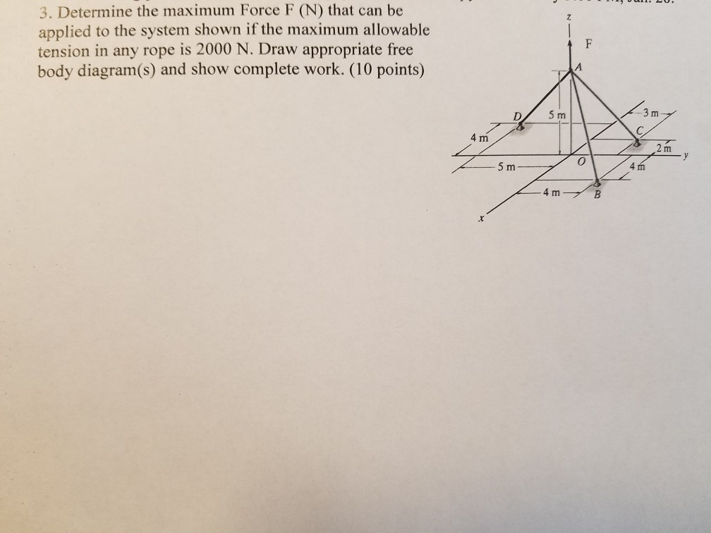 Solved Determine The Maximum Force F N That Can Be Applied
