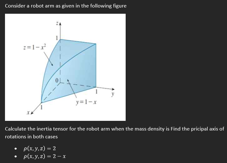 Solved Consider a robot arm as given in the following figure | Chegg.com