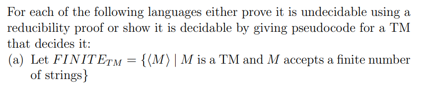 Solved For each of the following languages either prove it | Chegg.com