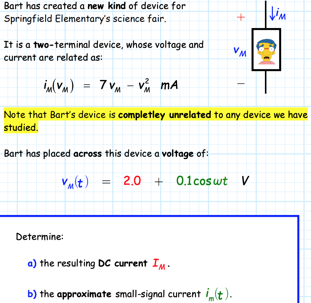 Solved A strange, two-terminal device has the following | Chegg.com