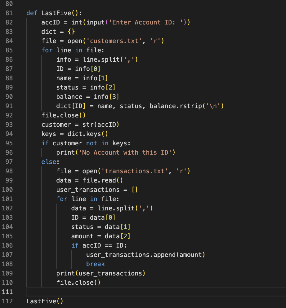 Solved hello, i want to know why my user_transactions list | Chegg.com