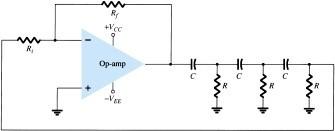 Solved Consider an RC phase shift oscillator circuit as | Chegg.com