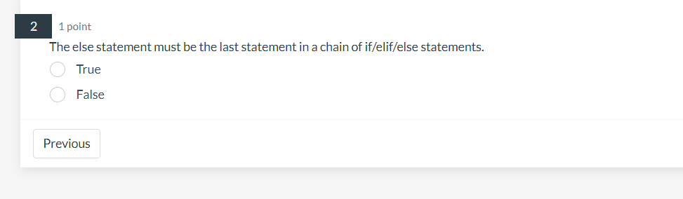 Solved If and elif statements require a condition to be | Chegg.com