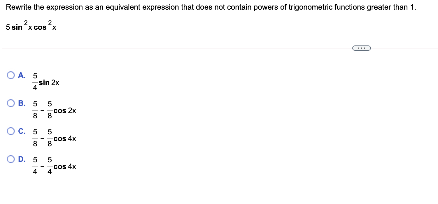Solved Rewrite the expression as an equivalent expression | Chegg.com