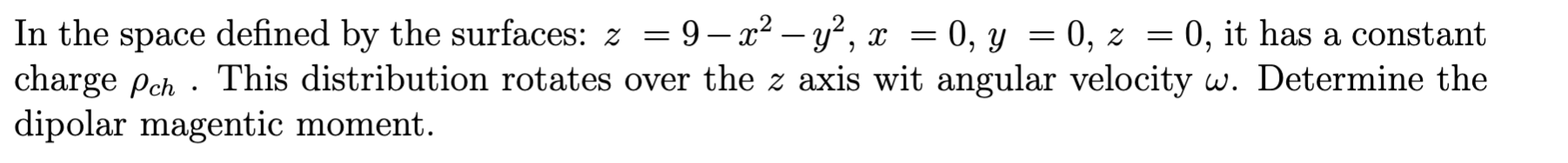 Solved In the space defined by the surfaces: | Chegg.com