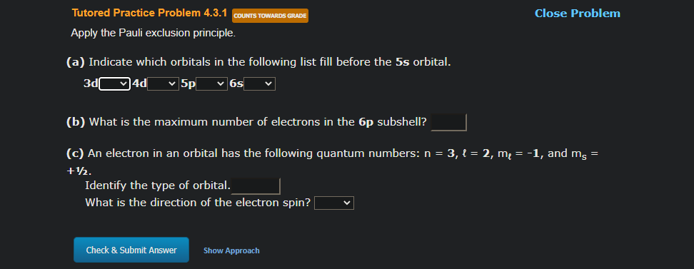 Solved (a) Indicate which orbitals in the following list | Chegg.com
