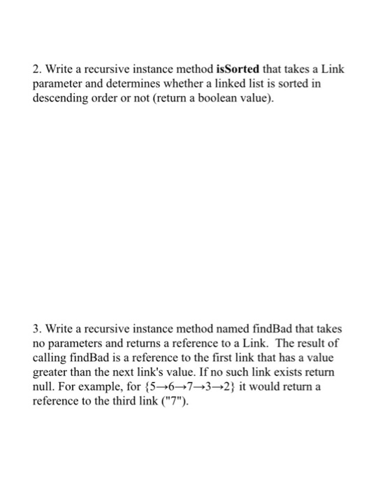 Solved Need the answers to these RECURSIVE practice problems | Chegg.com