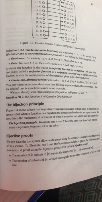 Solved If bijective proof #1, prove that the set complement | Chegg.com