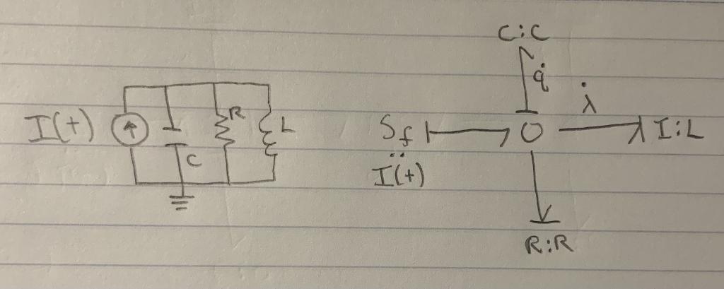 Solved A second order electrical system is shown above. | Chegg.com