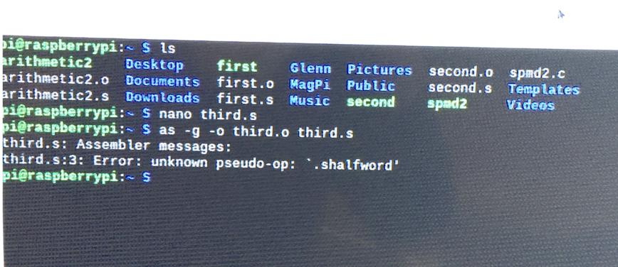 ARM Assembly Programming in Rasberry Pi. Please help | Chegg.com