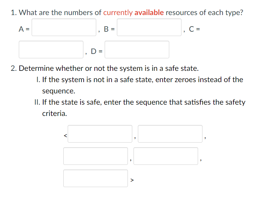 Solved Consider a system with five threads T0 through T4 and | Chegg.com