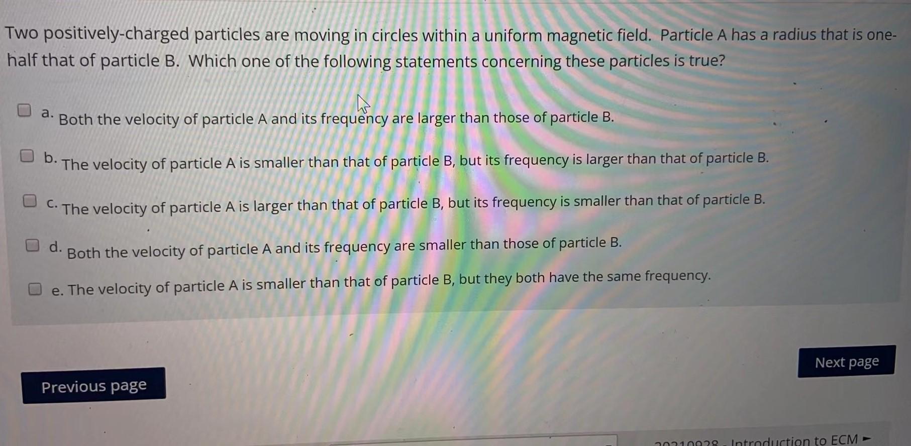 Solved Two positively-charged particles are moving in | Chegg.com