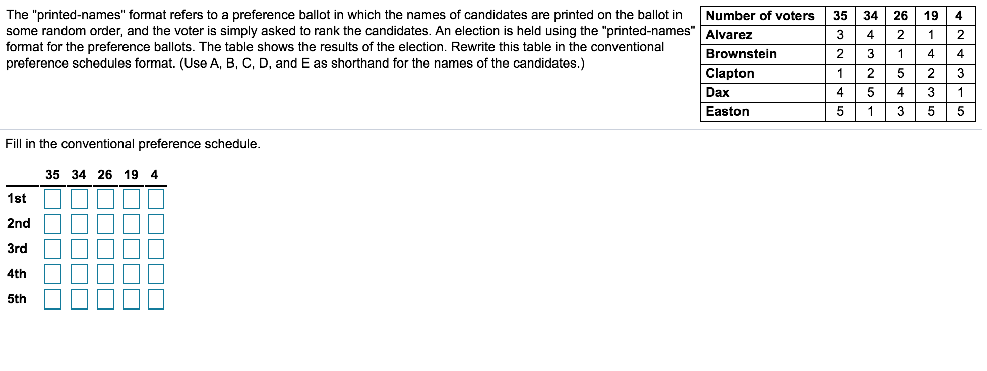 Solved 35 34 26 19 The "printed-names" format refers to a | Chegg.com