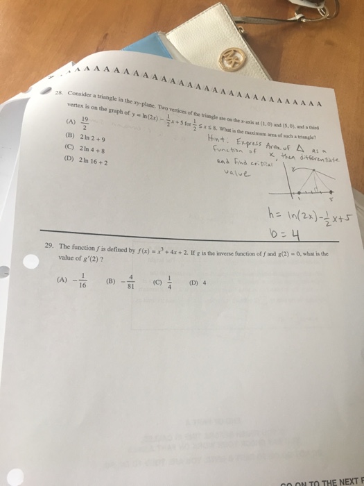 Solved Consider a triangle in the xy-plane. Two vertices of | Chegg.com