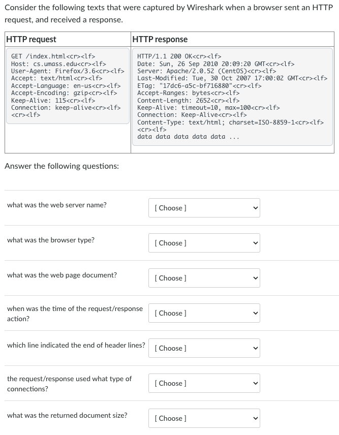 Solved Consider the following texts that were captured by | Chegg.com