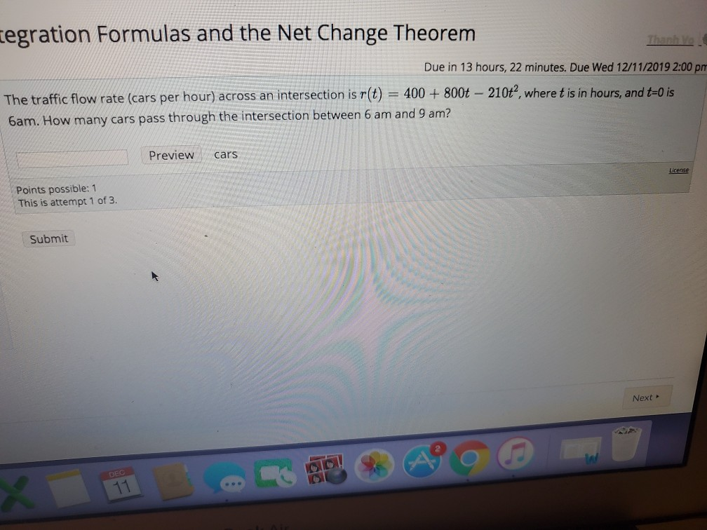 Solved tegration Formulas and the Net Change Theorem Th . | Chegg.com
