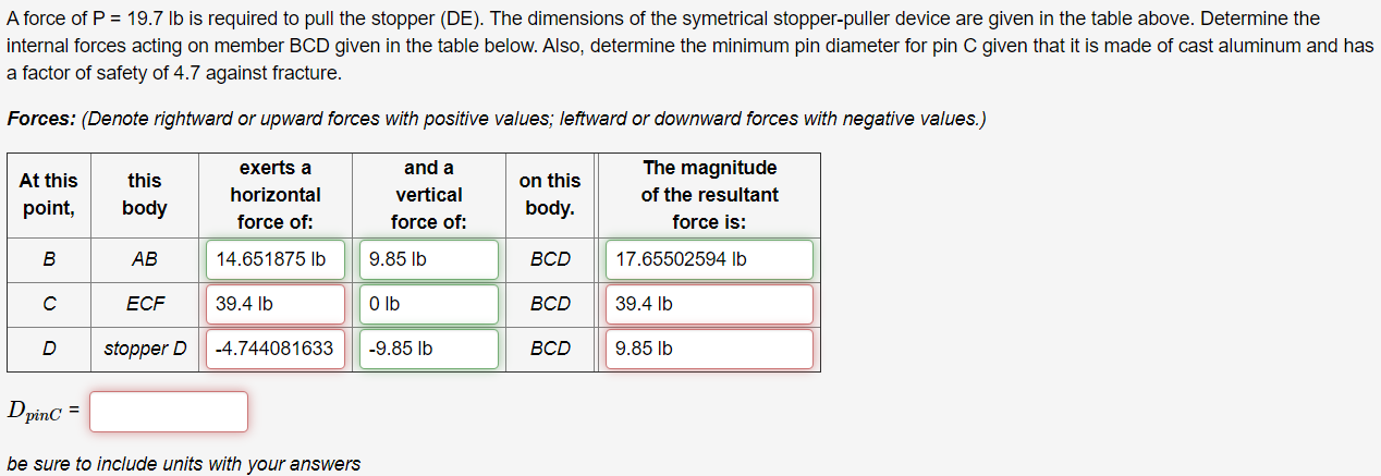 Solved (9 points) Difficulty (2/5) P a b c de 1.19 in 0.36 | Chegg.com