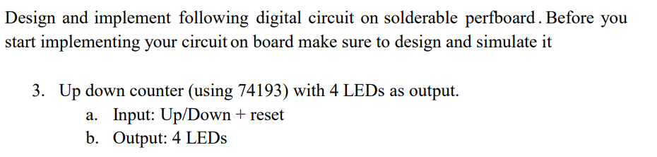 Solved Design and implement following digital circuit on | Chegg.com