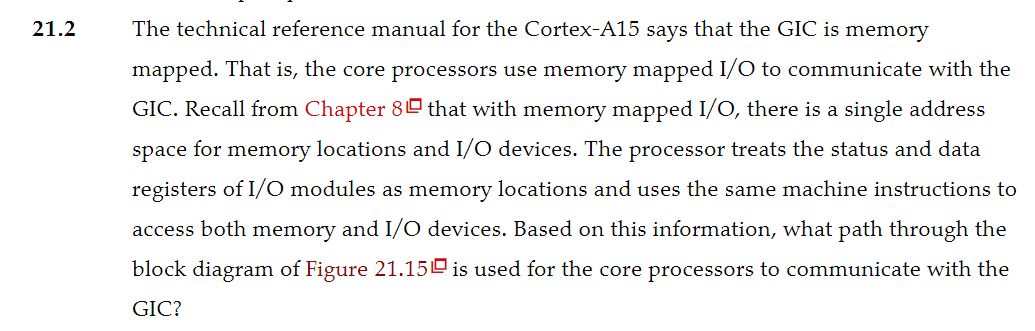 Solved The technical reference manual for the Cortex-A15 | Chegg.com