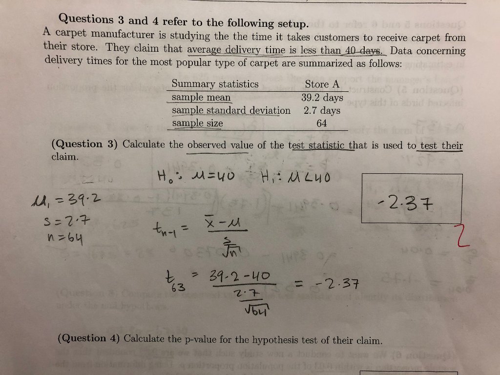 Solved Questions 3 and 4 refer to the following setup. A | Chegg.com