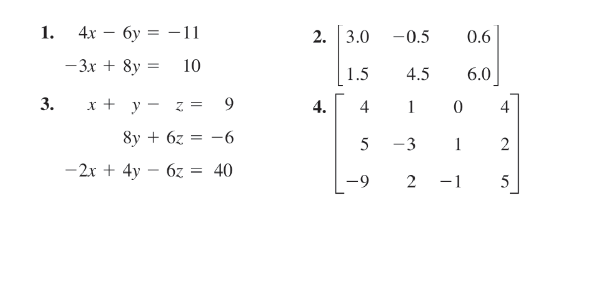 Solved Solve each of the following augmented matrices | Chegg.com